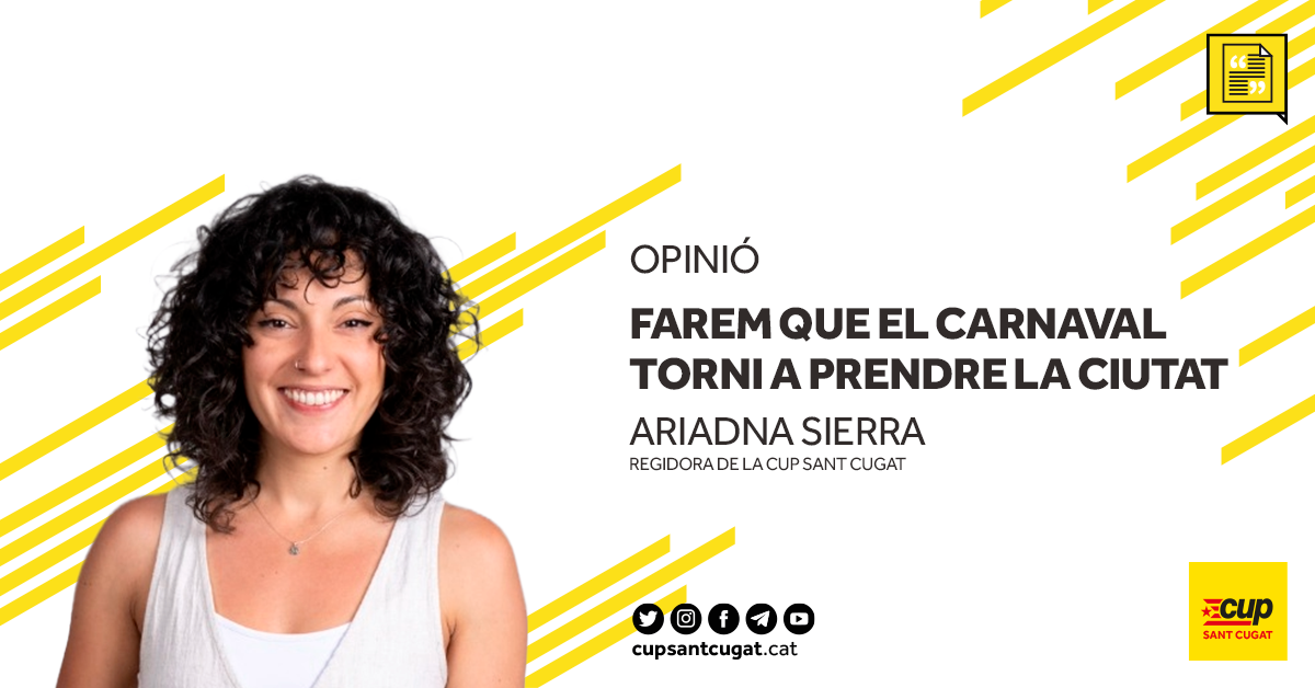 “Farem que el Carnaval torni a prendre la ciutat” – GOVERNA'T